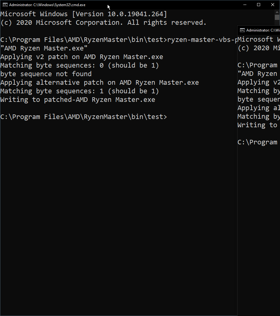 Ryzen Master 1.5.4.1334 · Issue #1 · klauspost/ryzen-master-vbs-patch · GitHub