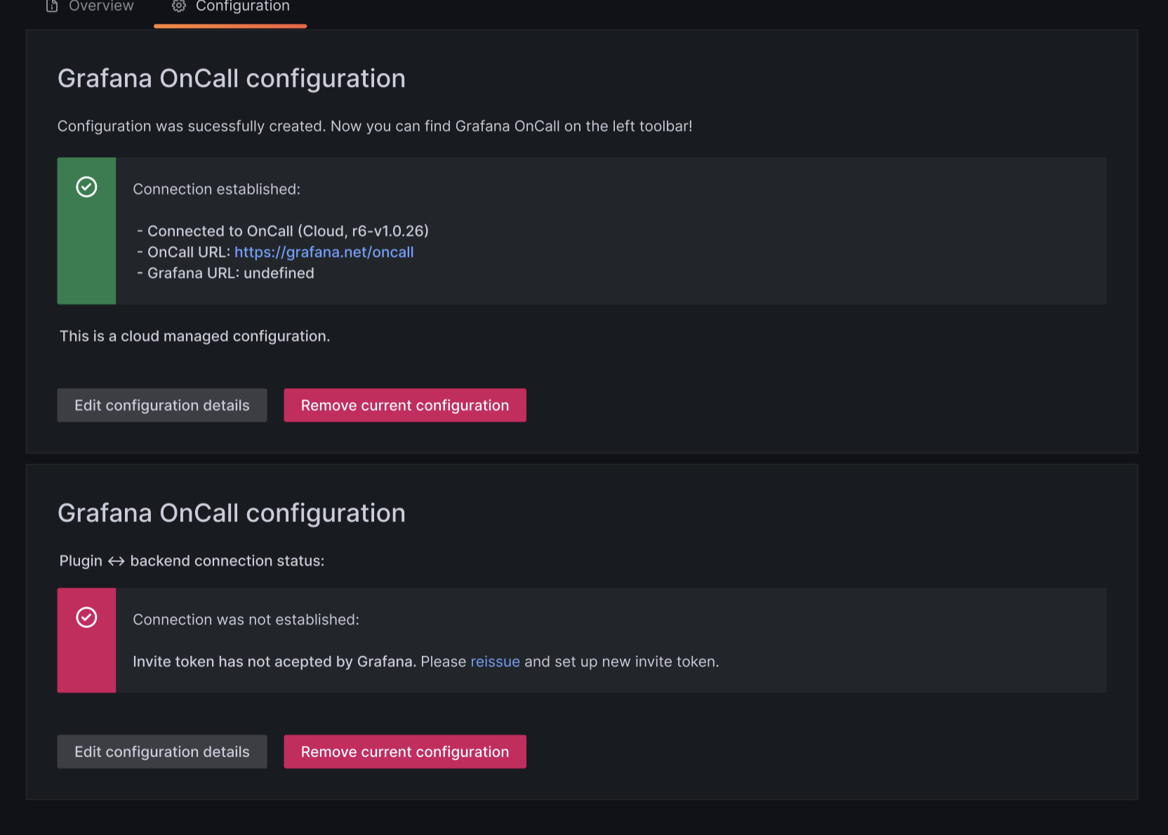 More Explicit Connection Exception During Installation · Issue 380 · Grafanaoncall · Github 1139