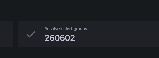Alert groups list idea. Remove "resolved" alert groups and add ...