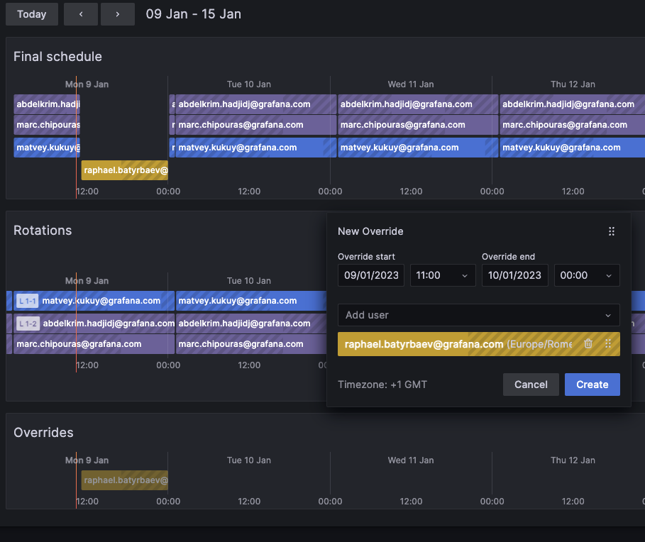 Allow users to make shift overrides which affect schedule only on user's shift-level · Issue ...