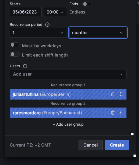 Pre-release schedule v2 bug collection · Issue #2118 · grafana/oncall ... Pre-release schedule v2 bug collection · Issue #2118 · grafana/oncall ...
