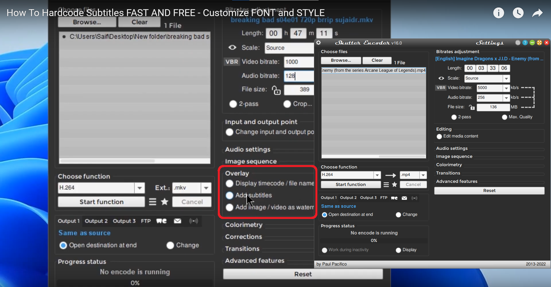 Overlay · Issue #73 · paulpacifico/shutter-encoder · GitHub