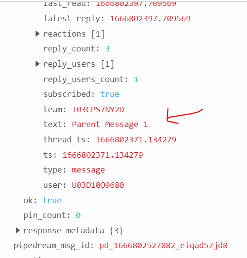 [BUG] Slack New Reaction Added (Instant) sends incorrect message if the reaction is added in a ...