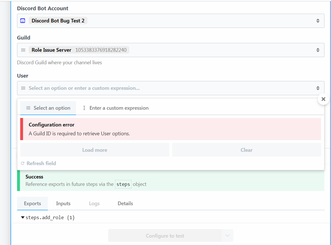 [BUG] Discord Bot - "Add Role" Action error when listing user · Issue #4974 · PipedreamHQ ...