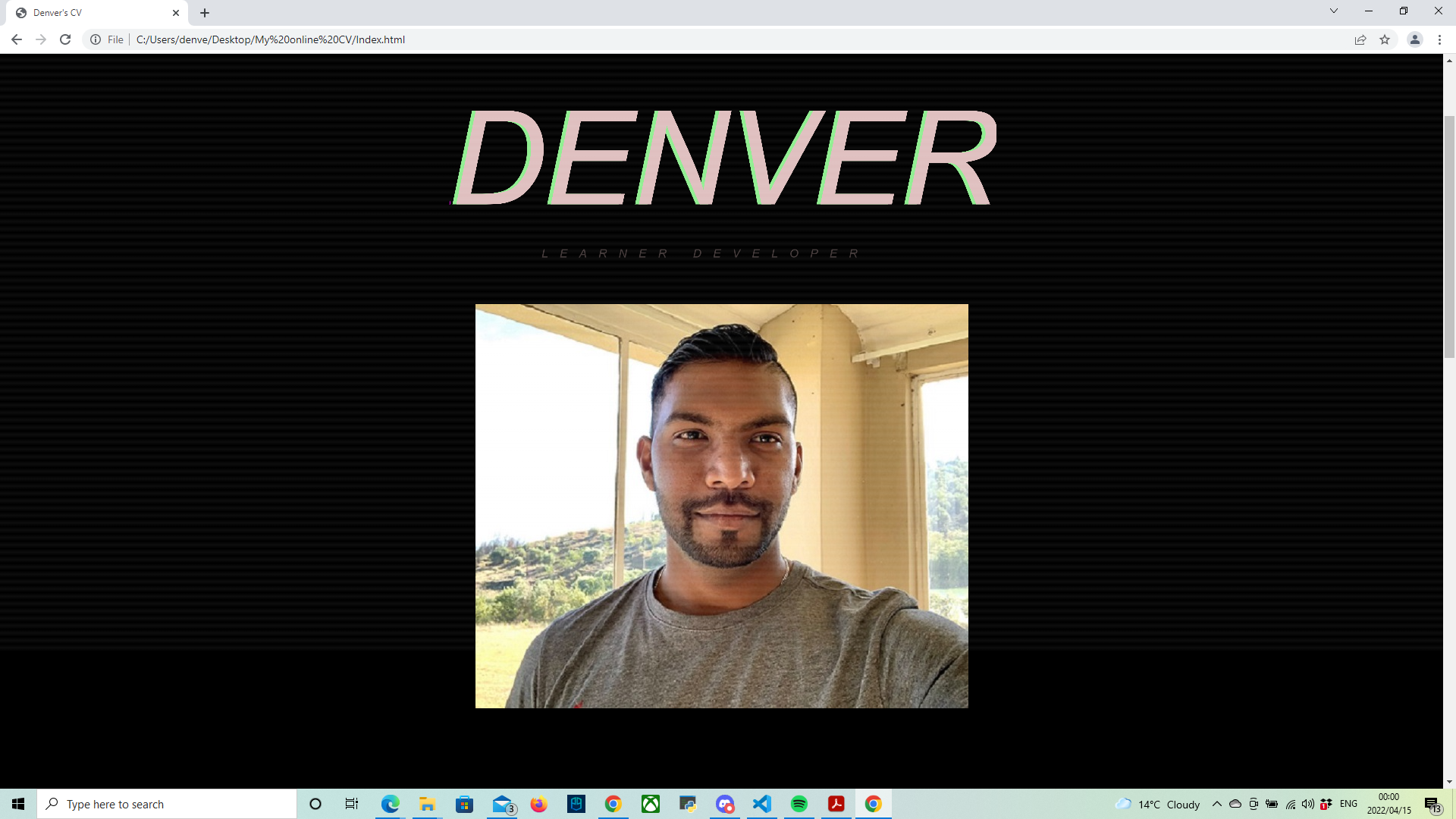 GitHub - DenverN108/MyCV: MyCV
