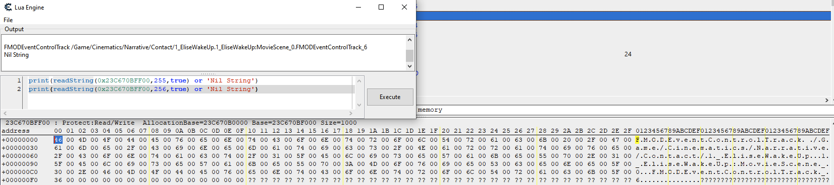'readString' returns nil if any byte from 'Maxlength' can't be read · Issue #2602 · cheat-engine ...
