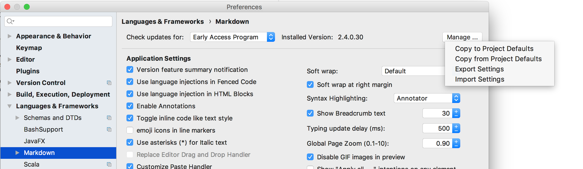 Add Settings Management Functionality · Issue 549 · Vschidea Multimarkdown · Github 