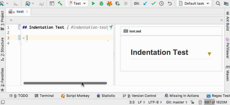 Pressing tab in a empty list item should indent the list · Issue #469 · vsch/idea-multimarkdown ...