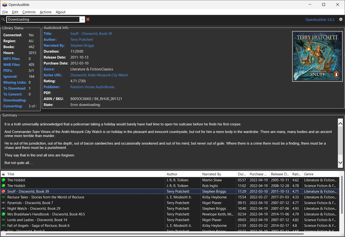 Library Status Frame Too Narrow · Issue 1135 · Openaudibleopenaudible · Github