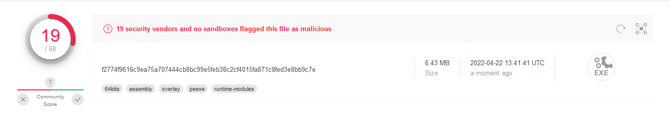 Version 482 flagged as malware by lots of AVs · Issue #1127 · hydrusnetwork/hydrus · GitHub