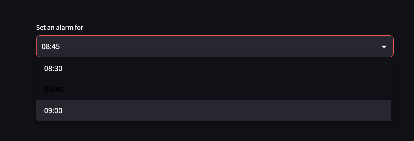 Time input selected time hard to see in dark mode · Issue #7436 · streamlit/streamlit · GitHub