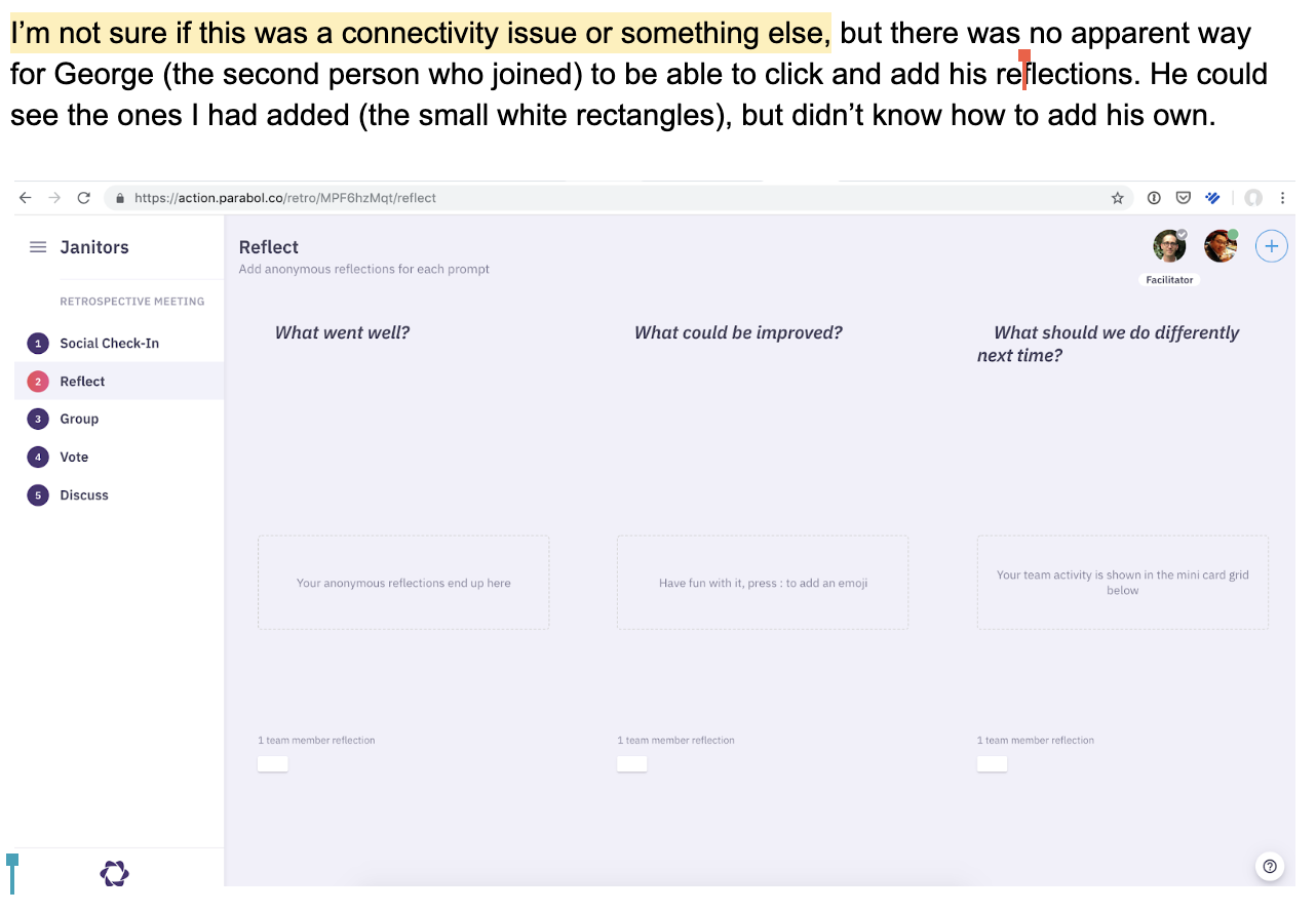 Bug Reflect Boxes Gone · Issue 2782 · Parabolinc Parabol · Github