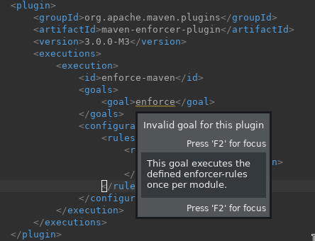Plugin configuration validation gives false-positives · Issue #48 · eclipse-lemminx/lemminx ...