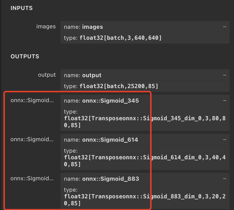 导出动态ONNX后，发现多出几个output节点，请问是否正常？ · Issue #86 · shouxieai/tensorRT_Pro · GitHub