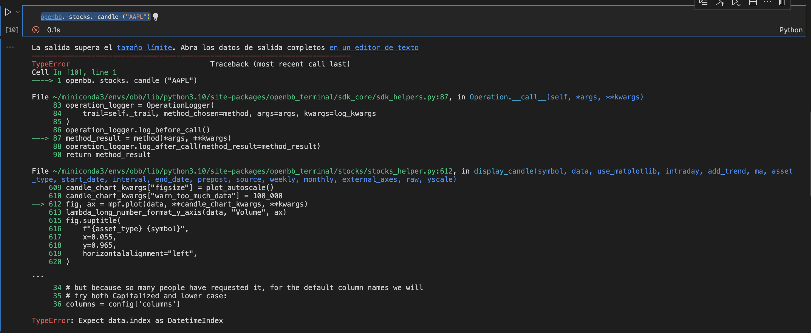 [Bug] `openbb.stocks.candle` does not work without data · Issue #4239 ...