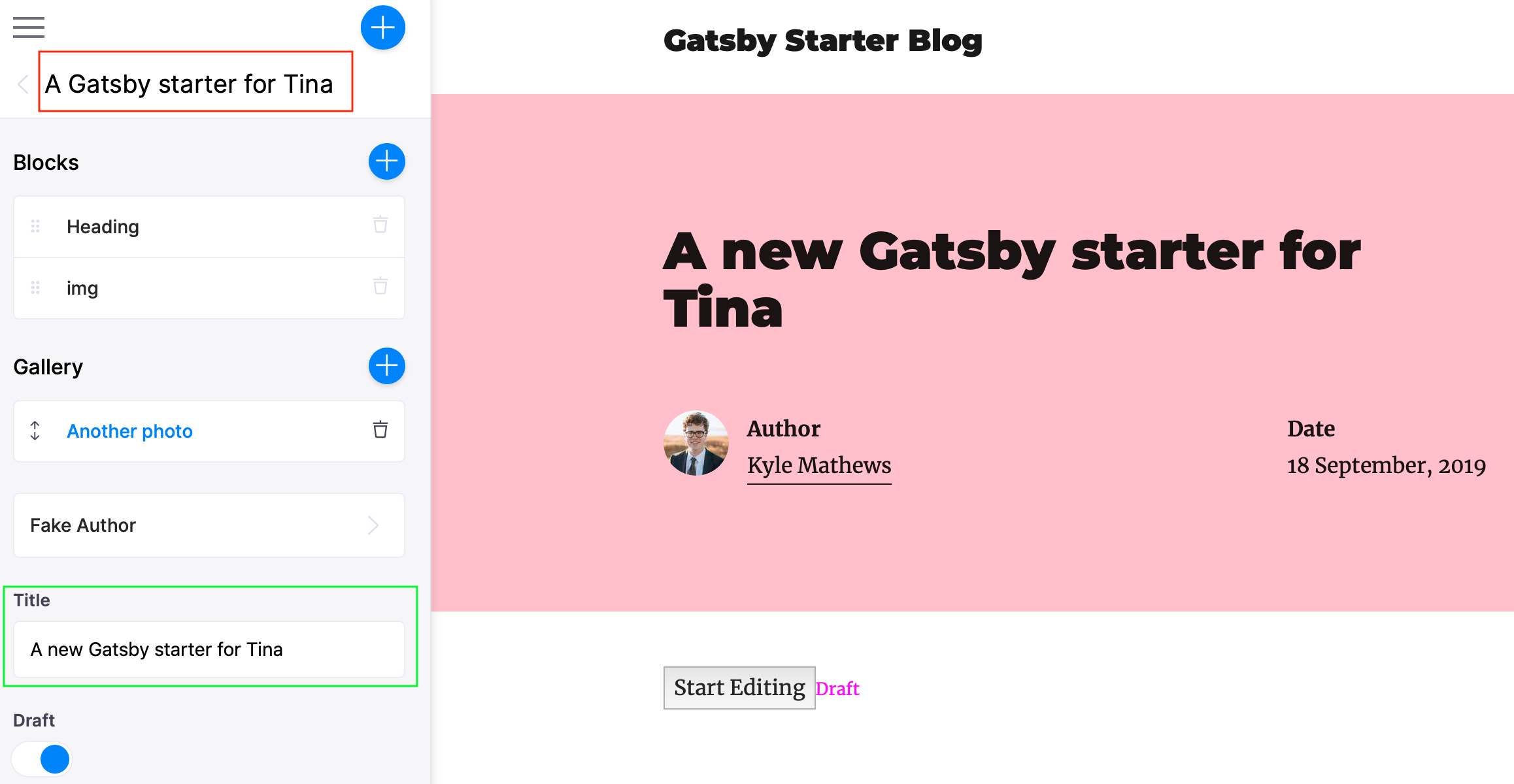 UI: Form Label not updated on change · Issue #244 · tinacms/tinacms · GitHub