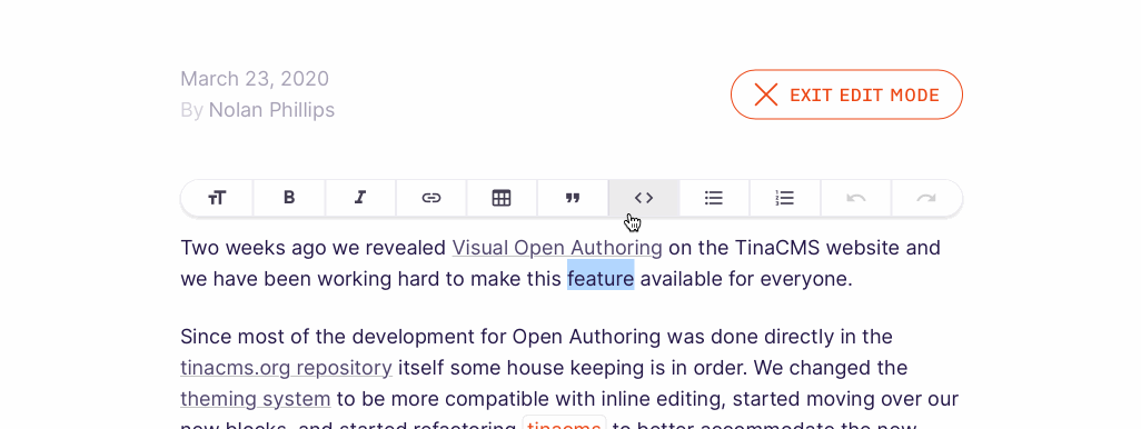 react-tinacms-editor: handle inline blocks · Issue #682 · tinacms/tinacms · GitHub