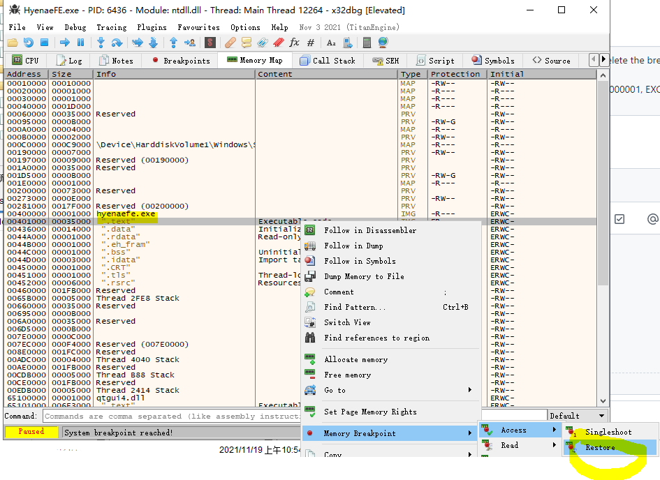 Memory breakpoints cause constant errors · Issue #2791 · x64dbg/x64dbg ...
