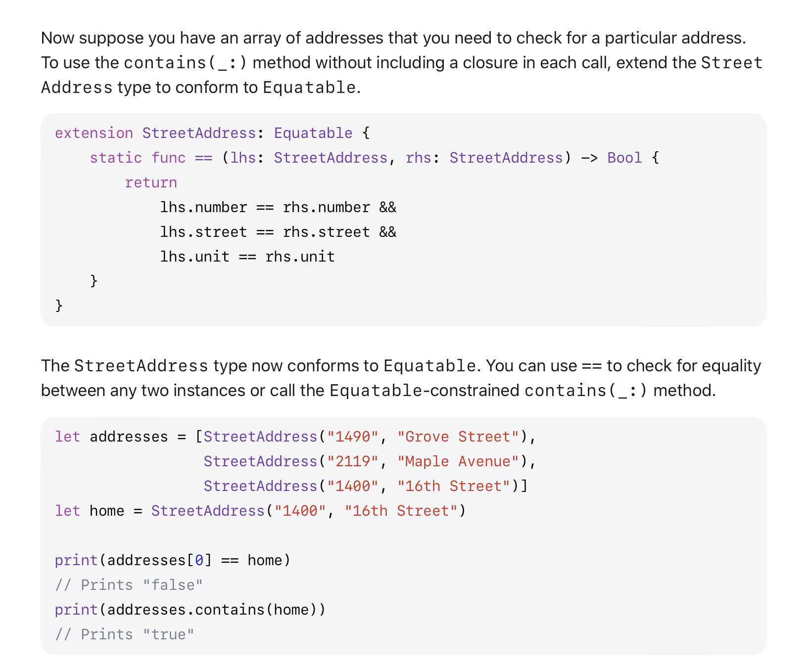 [Protocol] - equitable · Issue #1 · Rookie0031/Swift-Questions · GitHub