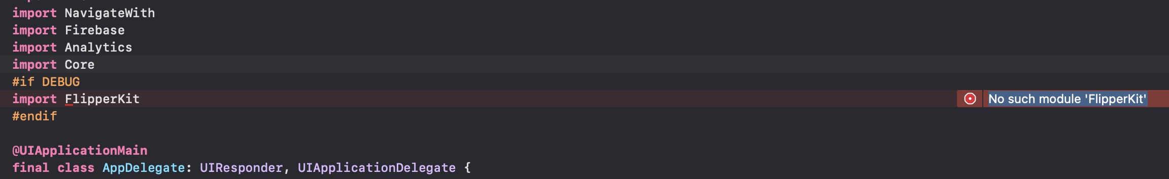 Issue Adding Flipper To Project Having Multiple Configuration · Issue