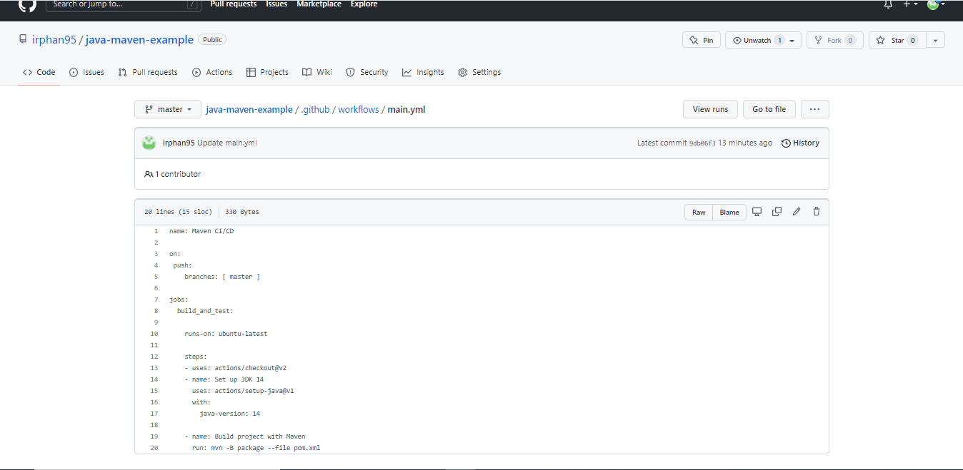 GitHub - irphan95/github-action-documentation