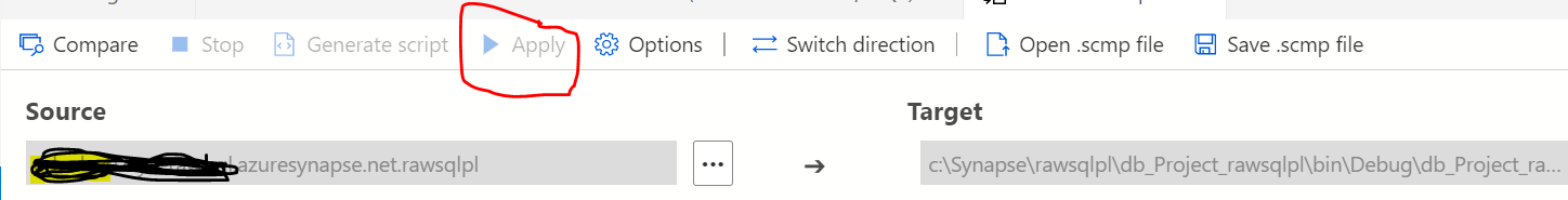 Apply changes from source Dacpac File to A target Dacpac File after Schema Compare · Issue ...