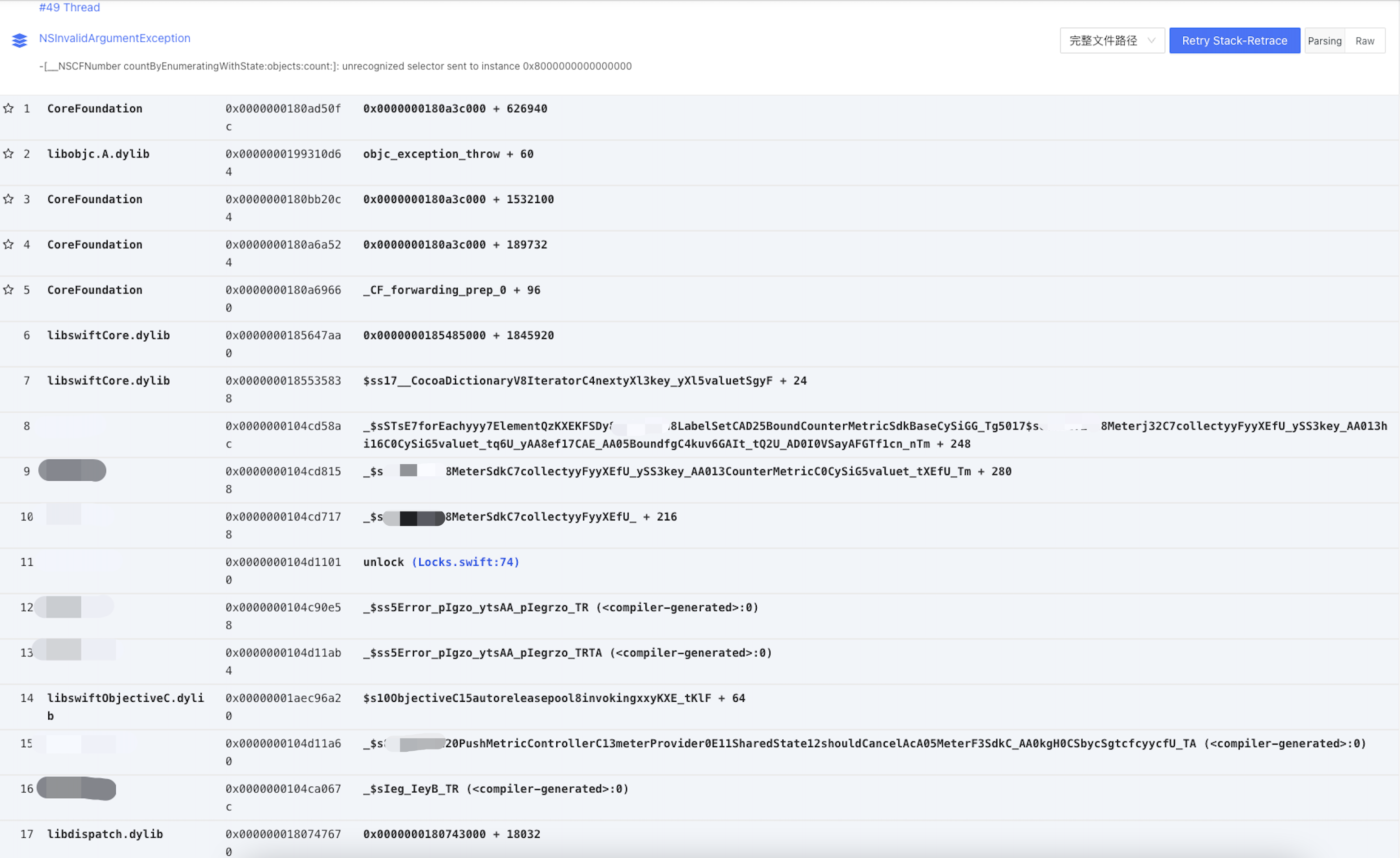 Crash in Metrics MeterSdk.collect · Issue #302 · open-telemetry/opentelemetry-swift · GitHub