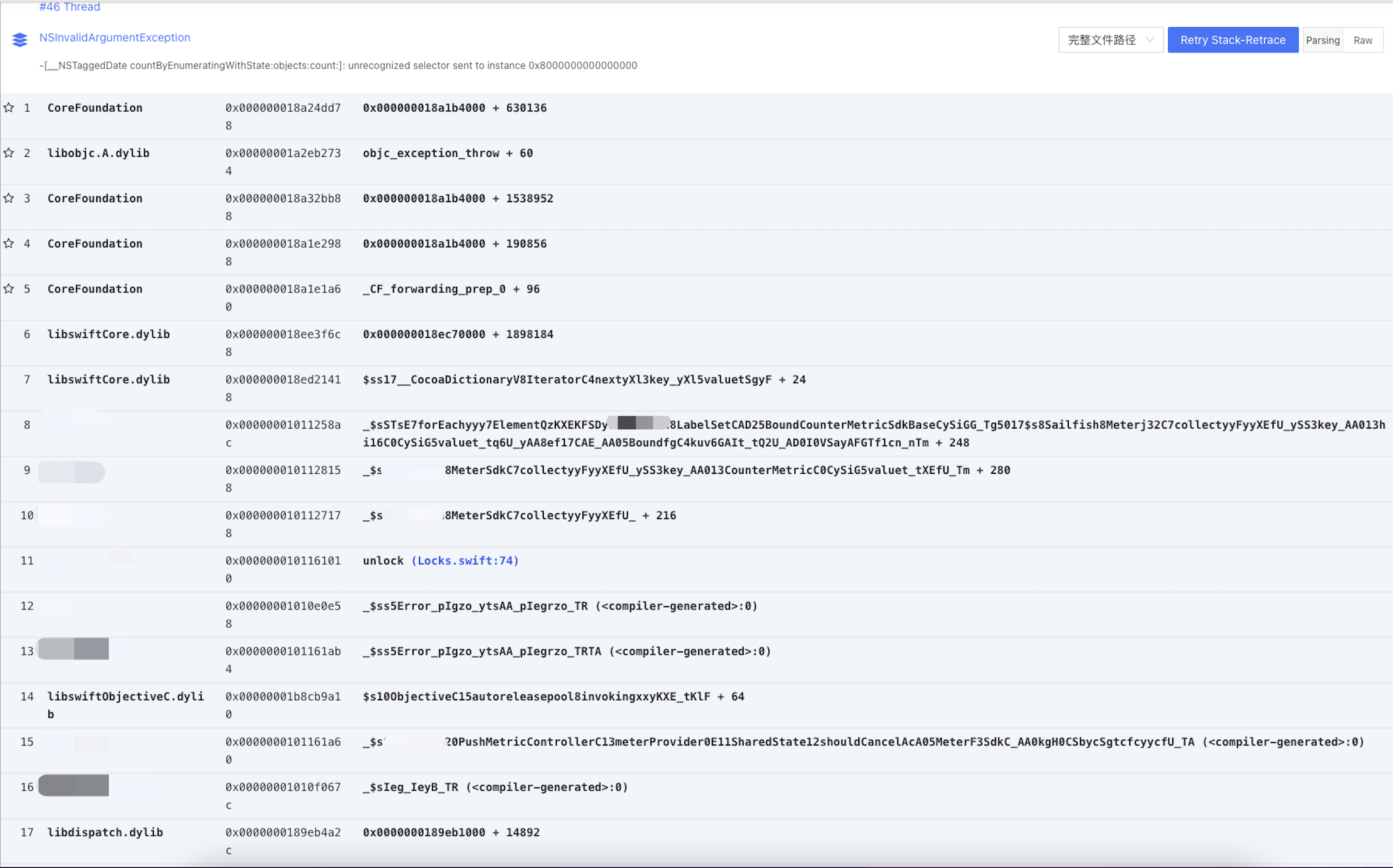 Crash in Metrics MeterSdk.collect · Issue #302 · open-telemetry/opentelemetry-swift · GitHub
