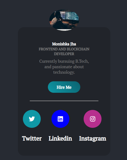 Profile Card Design Inconsistencies · Issue #909 · TusharKesarwani/Front-End-Projects · GitHub