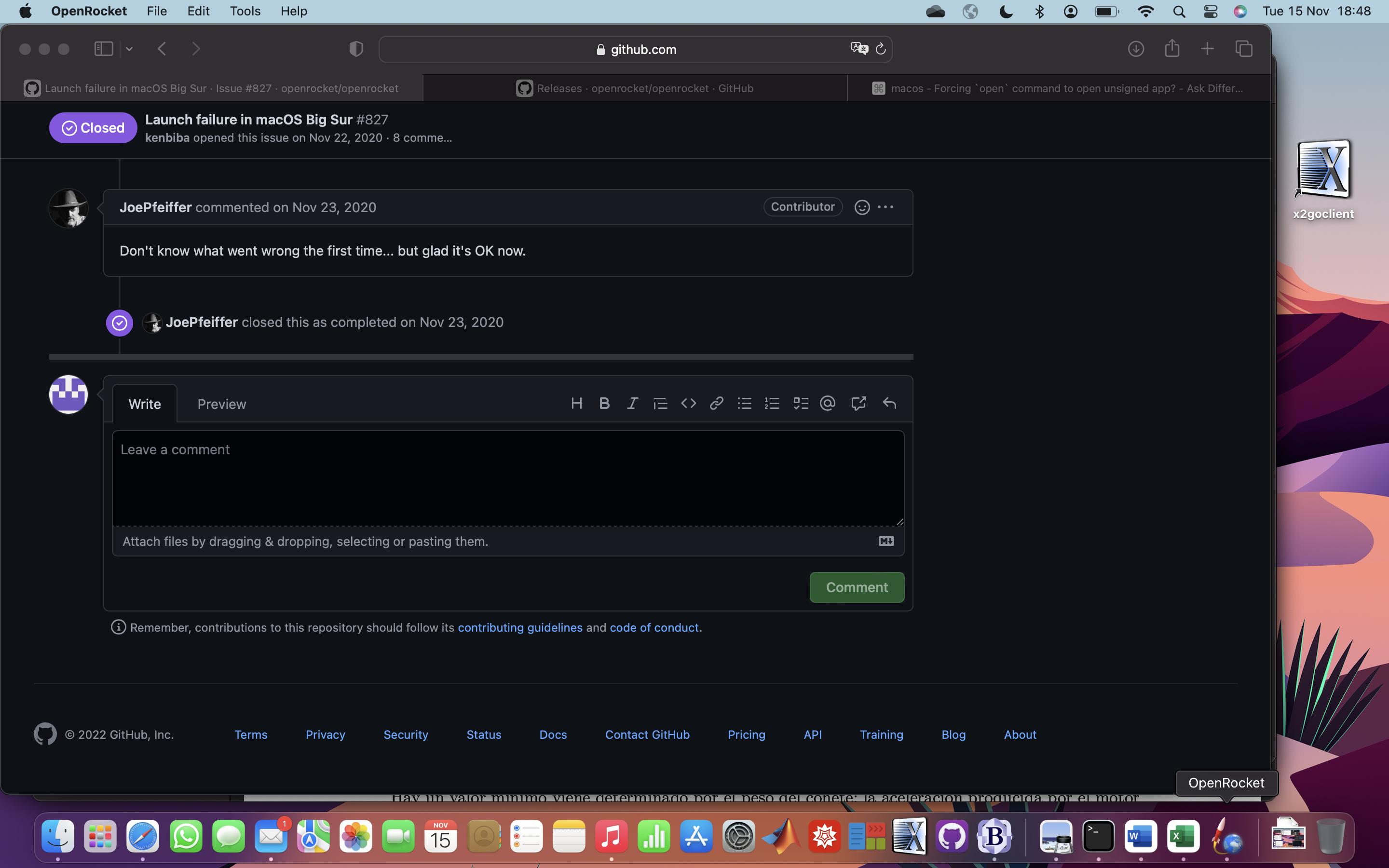 Launch failure in macOS Ventura 13.0.1 · Issue #1833 · openrocket ...