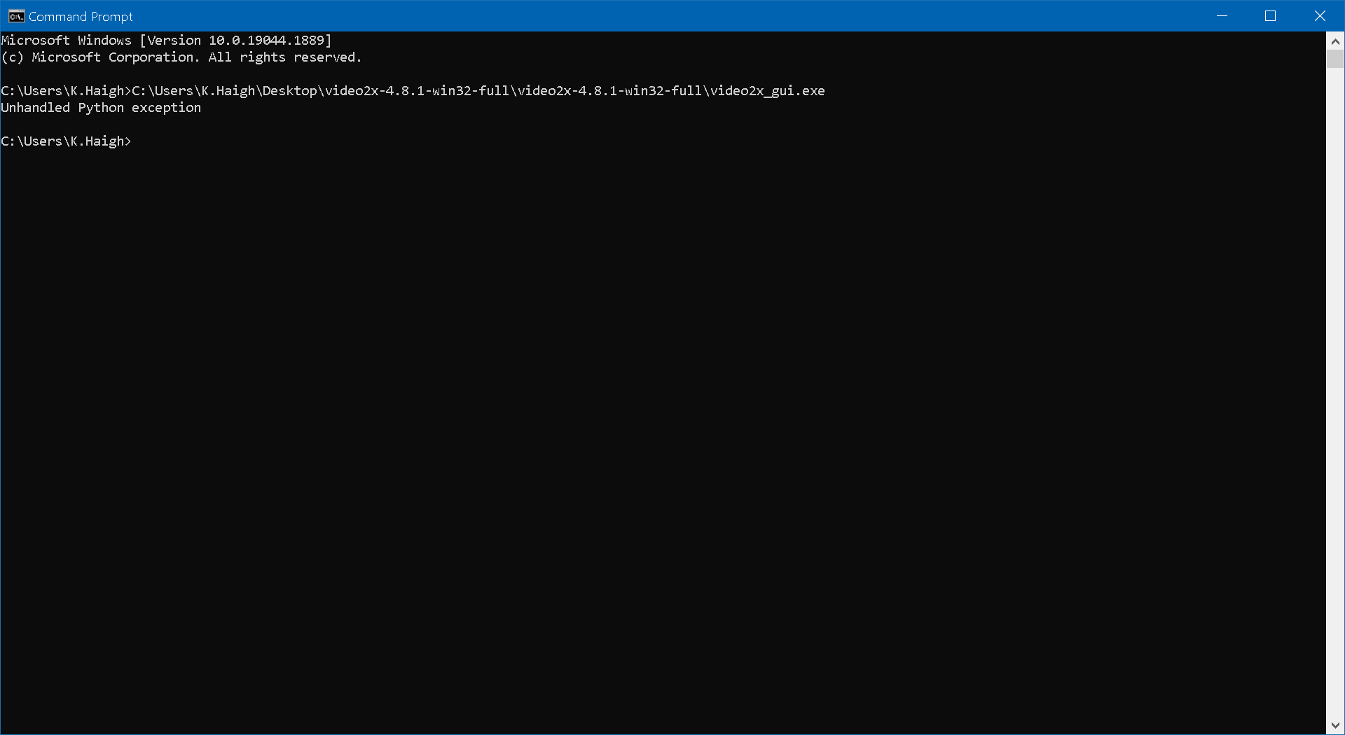 GUI Crash when loading large source file · Issue #706 · k4yt3x/video2x · GitHub