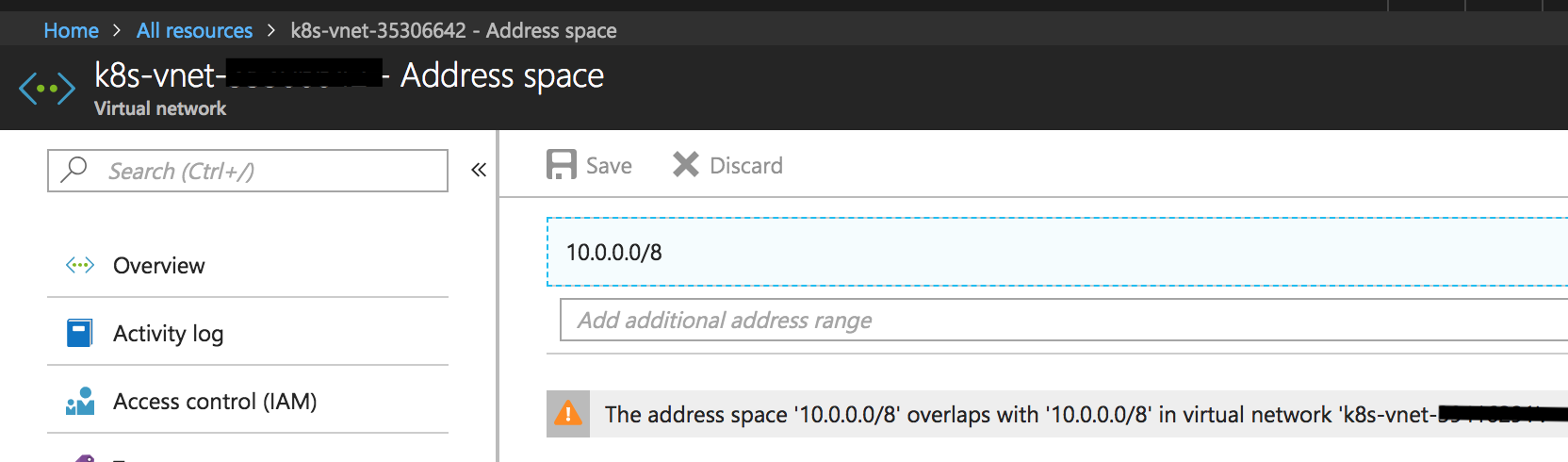 VNET peering docs: overlapping IP CIDR blocks not allowed · Issue #3139 ...