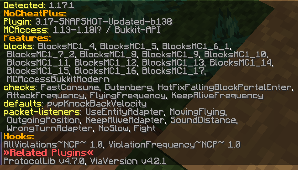 Berries and fail survival fly · Issue #207 · Updated-NoCheatPlus/NoCheatPlus · GitHub