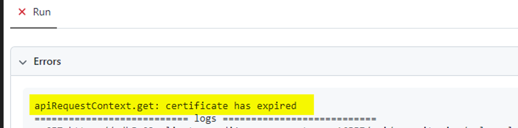 [Question] - While running any API function, the Playwright tool is ...