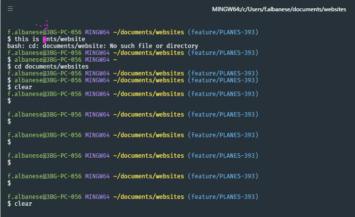 Typing "clear" to clear the terminal doesn't work · Issue #2460 · vercel/hyper · GitHub