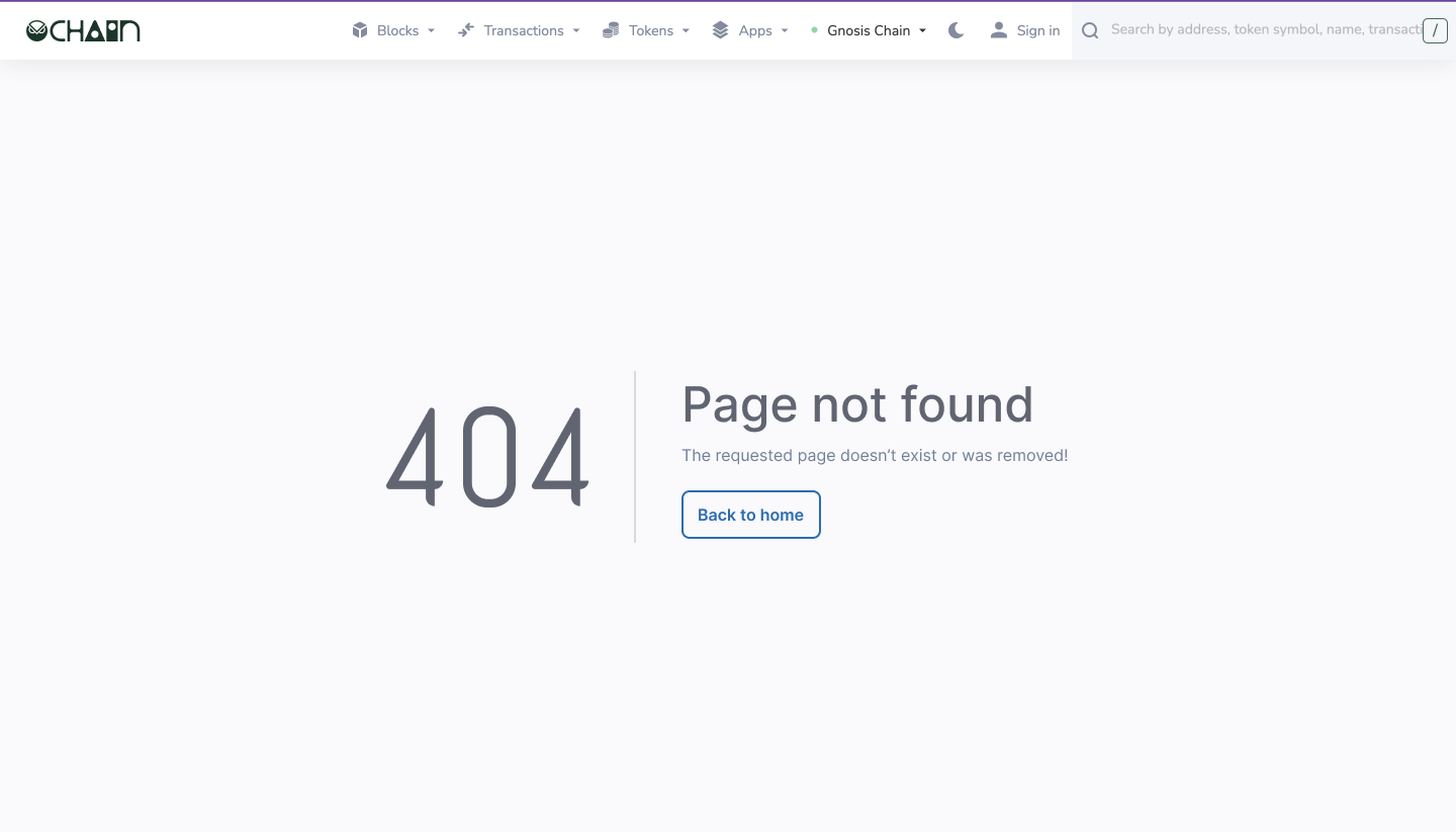 Update Error pages · Issue #6350 · blockscout/blockscout · GitHub