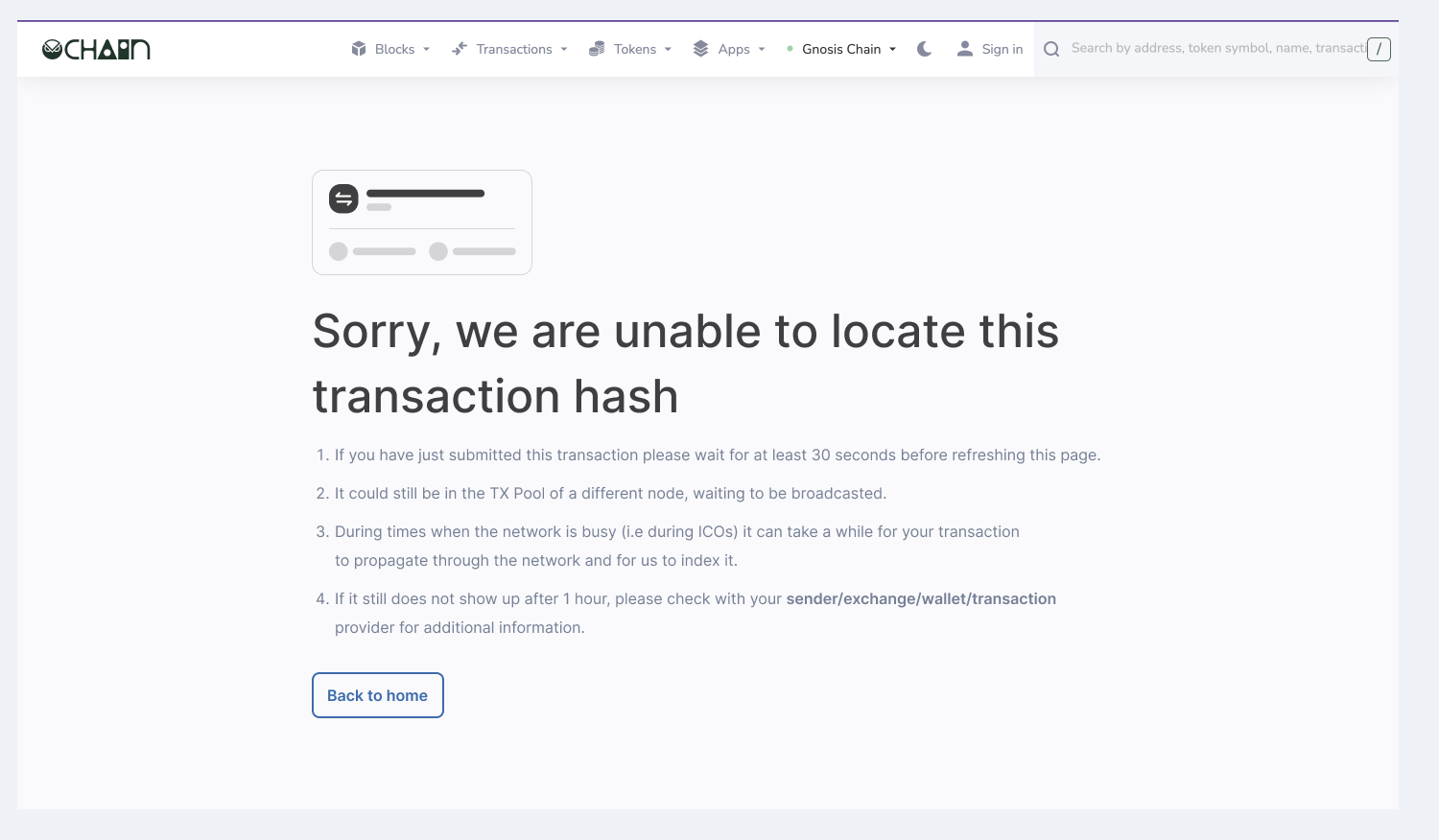 Update Error pages · Issue #6350 · blockscout/blockscout · GitHub