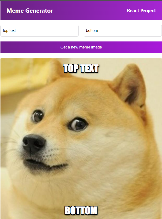 GitHub - satish1550/MemeGenerator