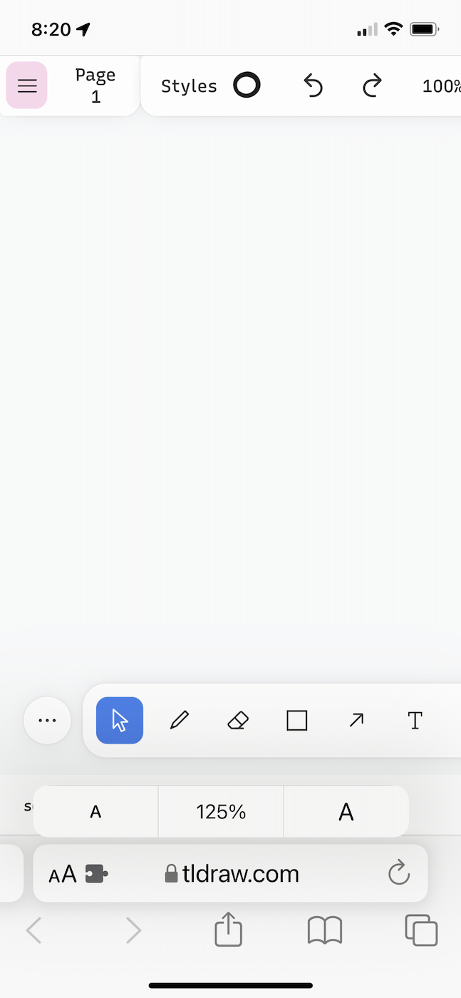 [bug] iPhone Mini options bar cut off · Issue #253 · tldraw/tldraw-v1 · GitHub