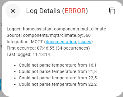 Could not parse temperature from · Issue #79925 · home-assistant/core · GitHub