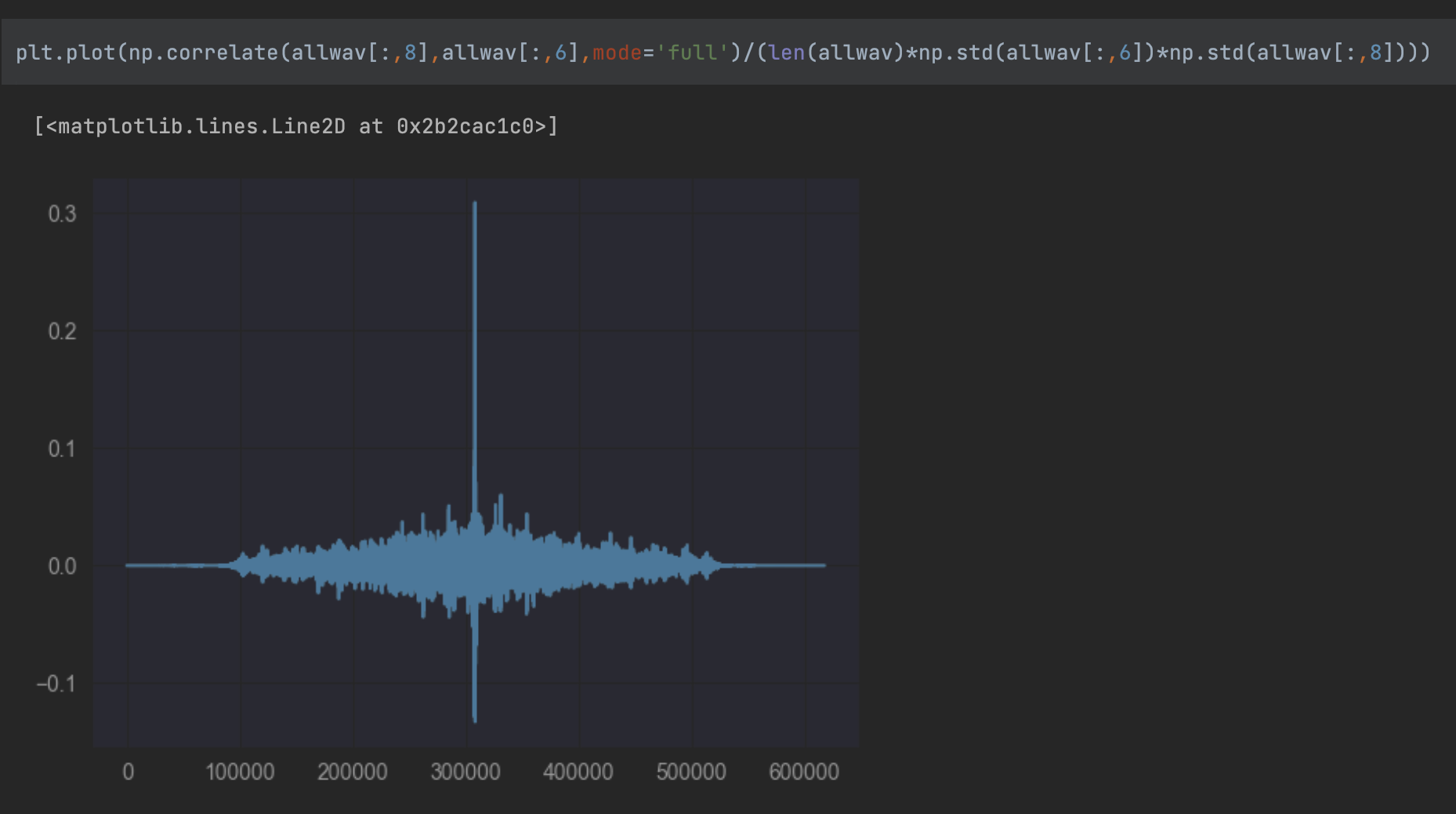 ccf only return half cross-correlation coefficient and thus sensitive to input order · Issue ...