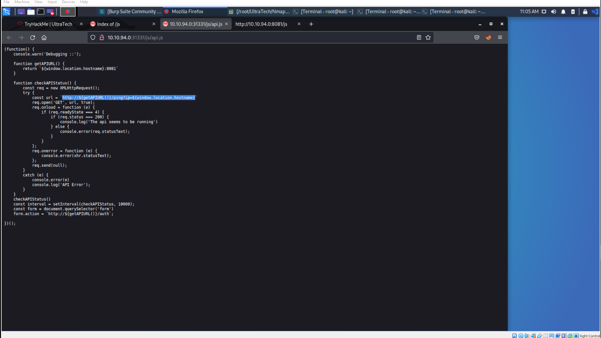 GitHub - El-Turkco/UltraTech_CTF: UltraTech_CTF