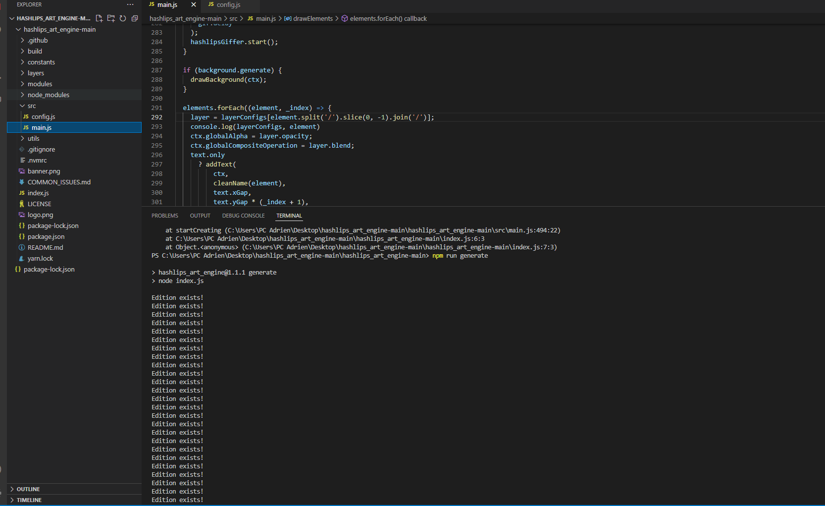 TypeError: Cannot read properties of undefined (reading 'replace') · Issue #1063 · HashLips ...