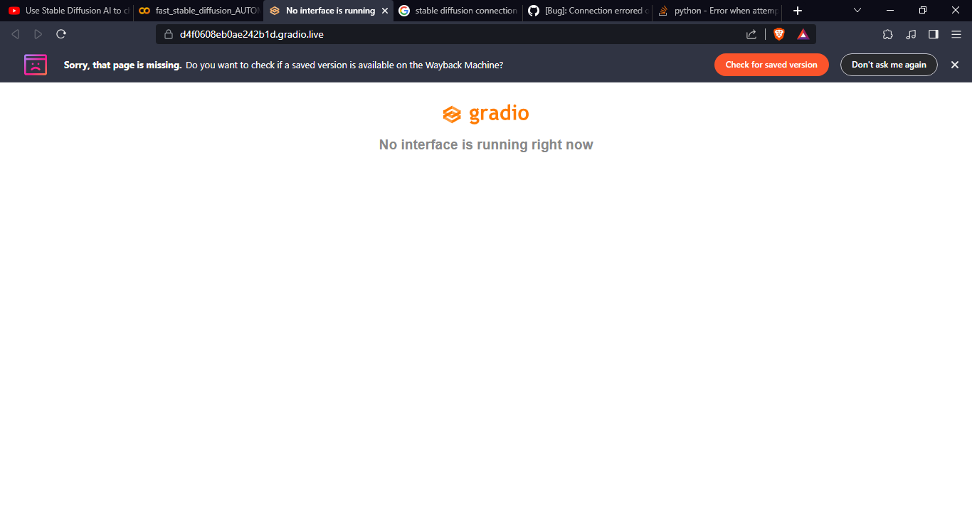 [Bug]: Connection errored out. Google Colab · Issue #11304 · AUTOMATIC1111/stable-diffusion ...