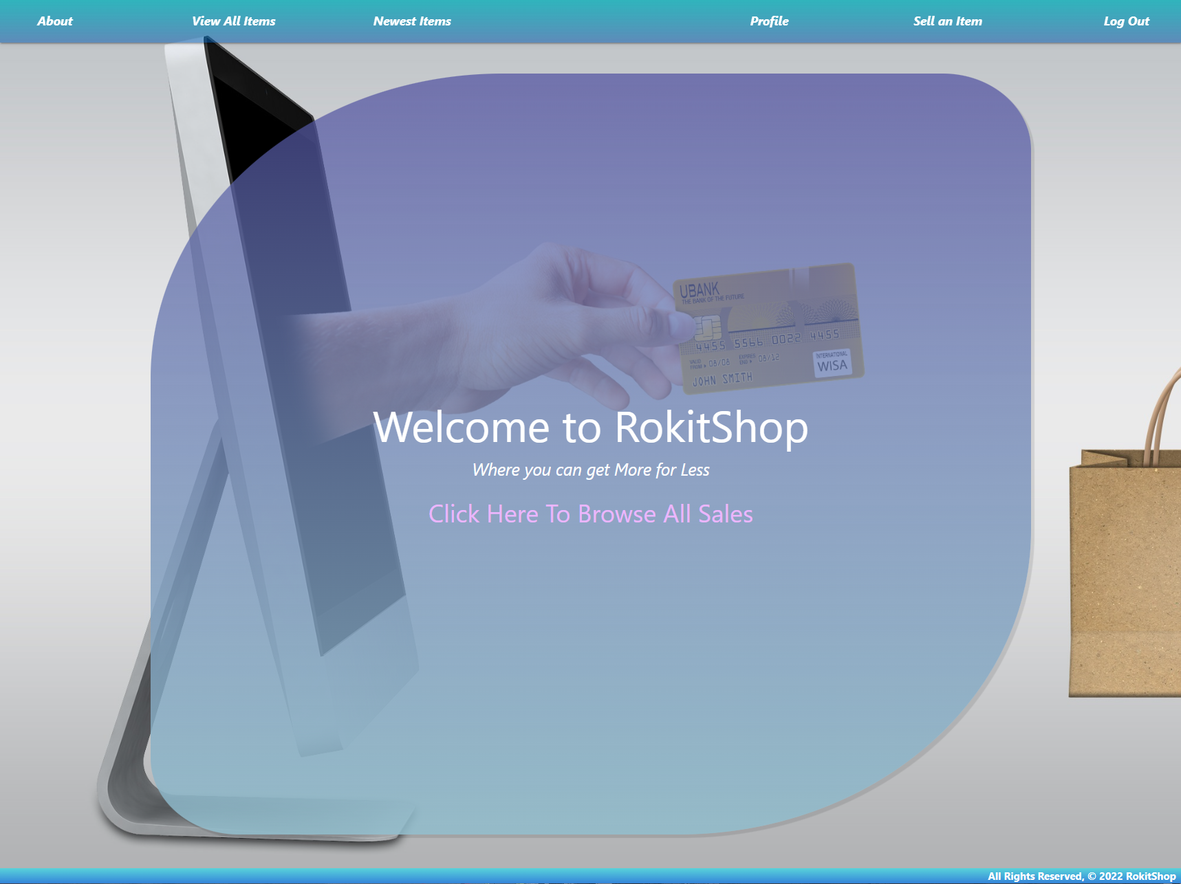 GitHub - liloby/rokitshop: Web Shopping App