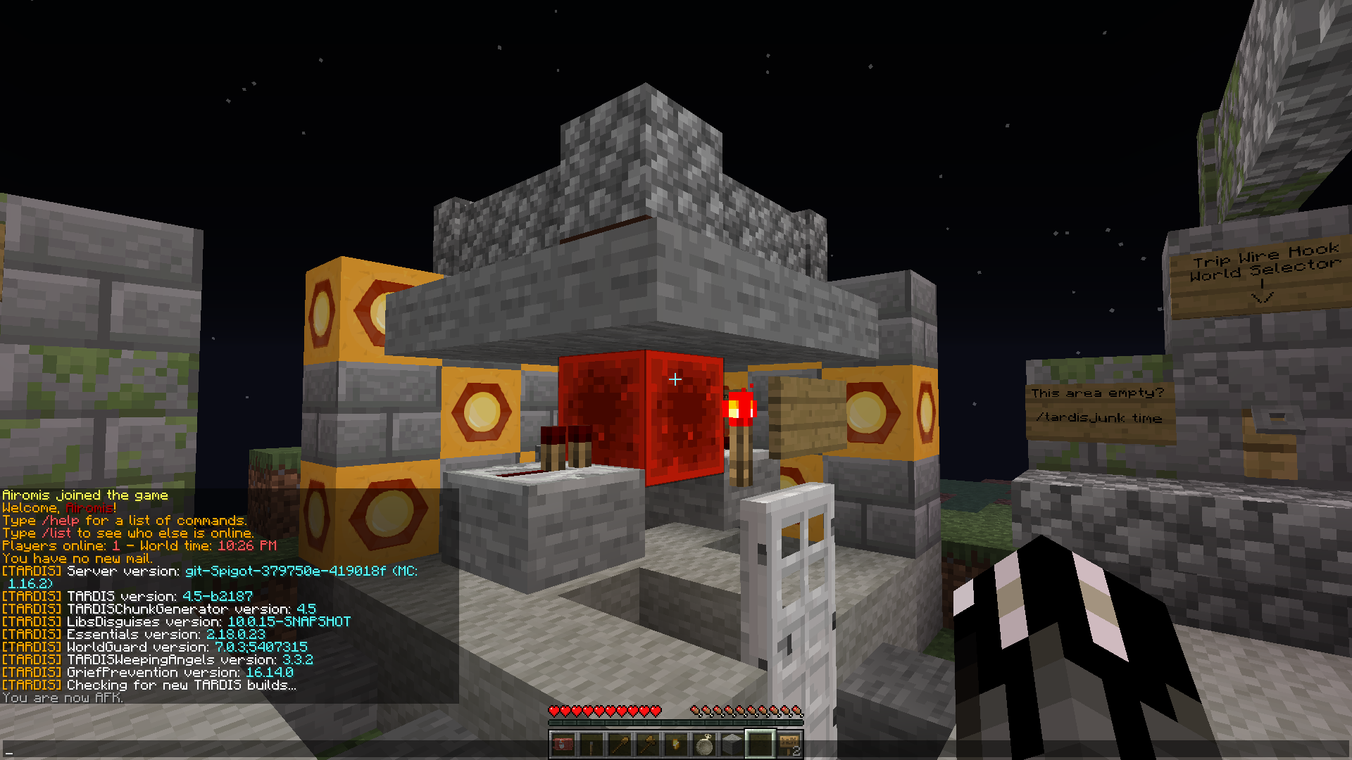 Junk Tardis · Issue #349 · eccentricdevotion/TARDIS · GitHub