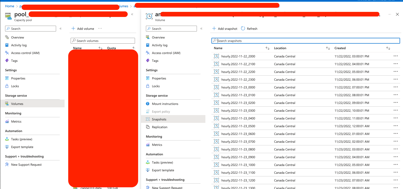 data lookup for creating volumes from snapshot data "azurerm_netapp_snapshot" · Issue #19281 ...
