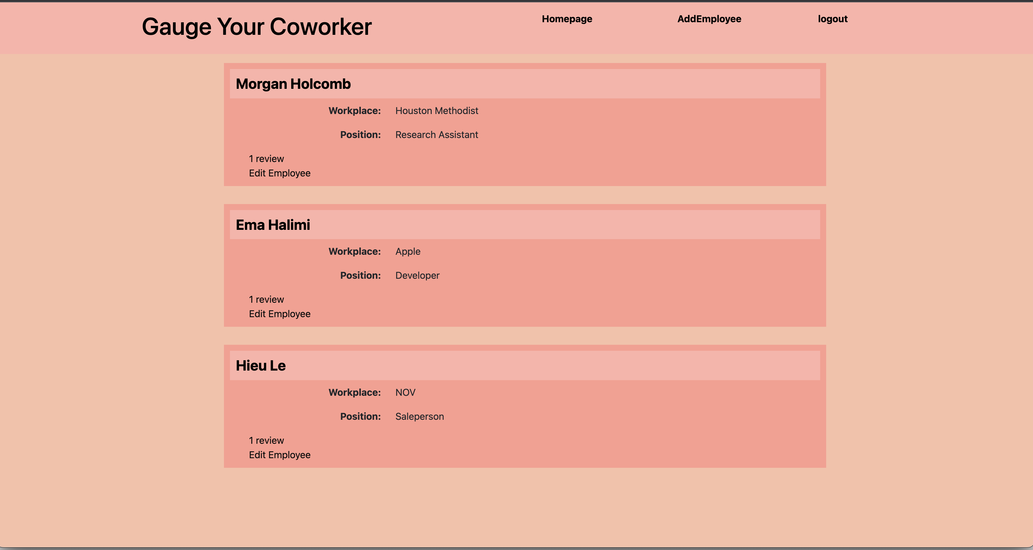 GitHub - hieule411/Gauge-your-coworkers