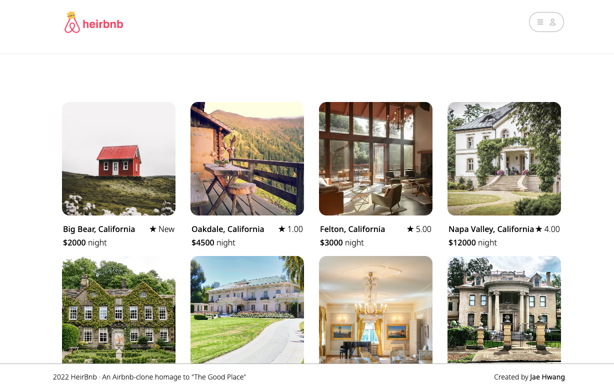GitHub - jaeyoungh1/heir-bnb