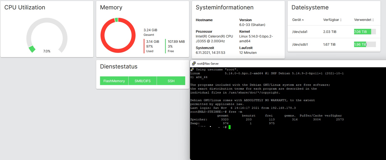 Samba flush ram · Issue #1126 · openmediavault/openmediavault · GitHub